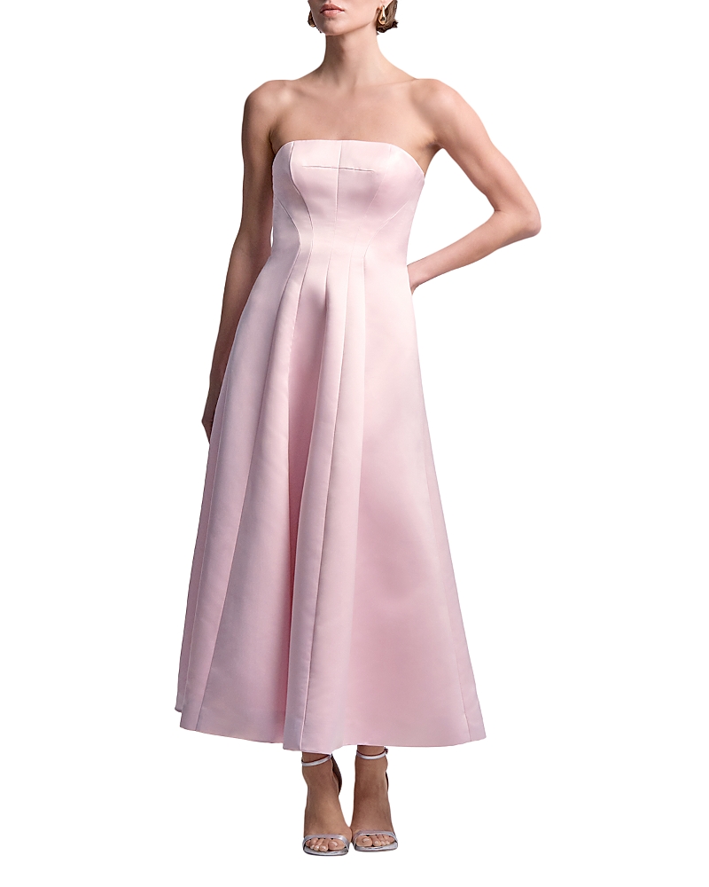 BCBGMAXAZRIA Bcbgmaxazria Lilly Dress - Tea Length Strapless Gown